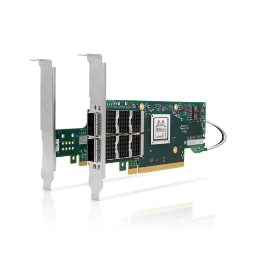 NVIDIA MCX654106A-ECAT ConnectX-6 VPI Adapter Card HDR100/EDR/100GbE ...